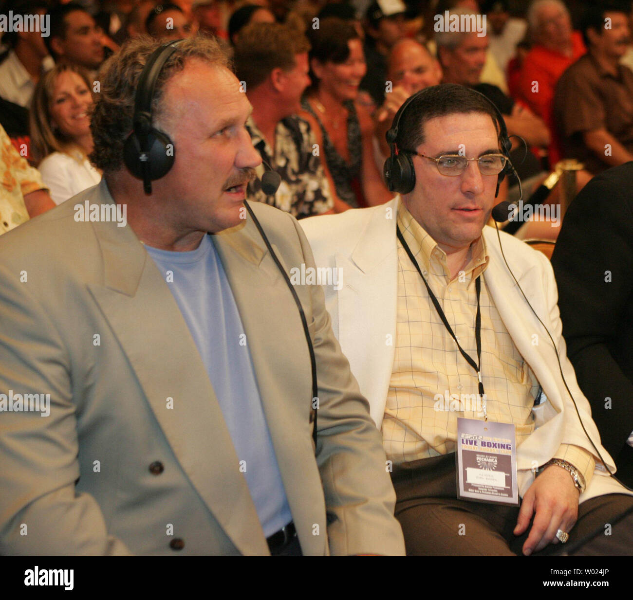 Promoter Art Pelullo of Banner Productions is interviewed on ESPN by ...