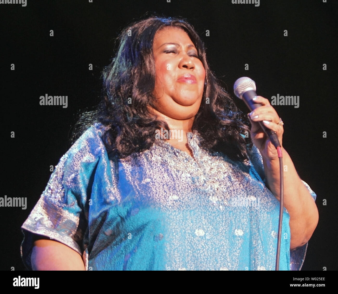 Legendary singer Aretha Franklin performs in concert at the Pechanga ...
