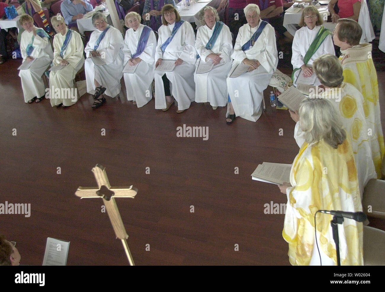 The eight women who are about to be ordained as priests in the Roman ...