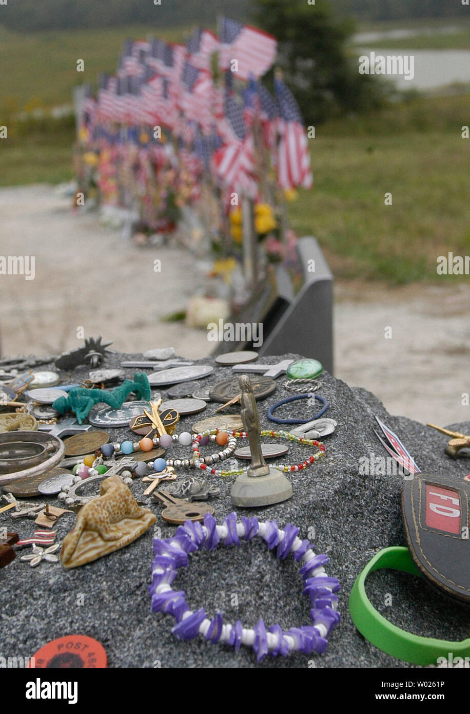 Gifts large and small are left behind at the Temporary Memorial on ...