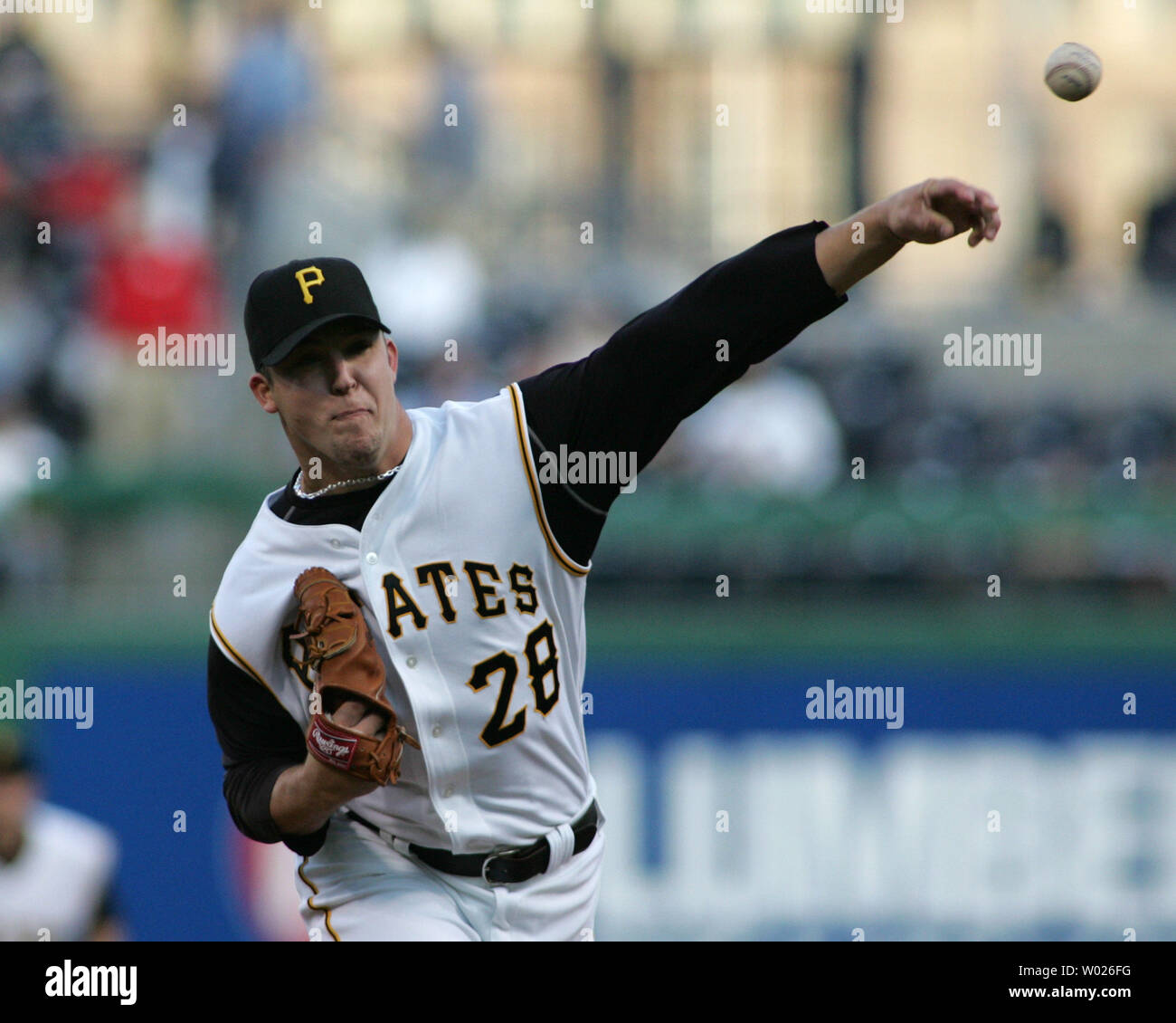 Pittsburgh Pirates Paul Maholm pitches against Houston Astros in the ...