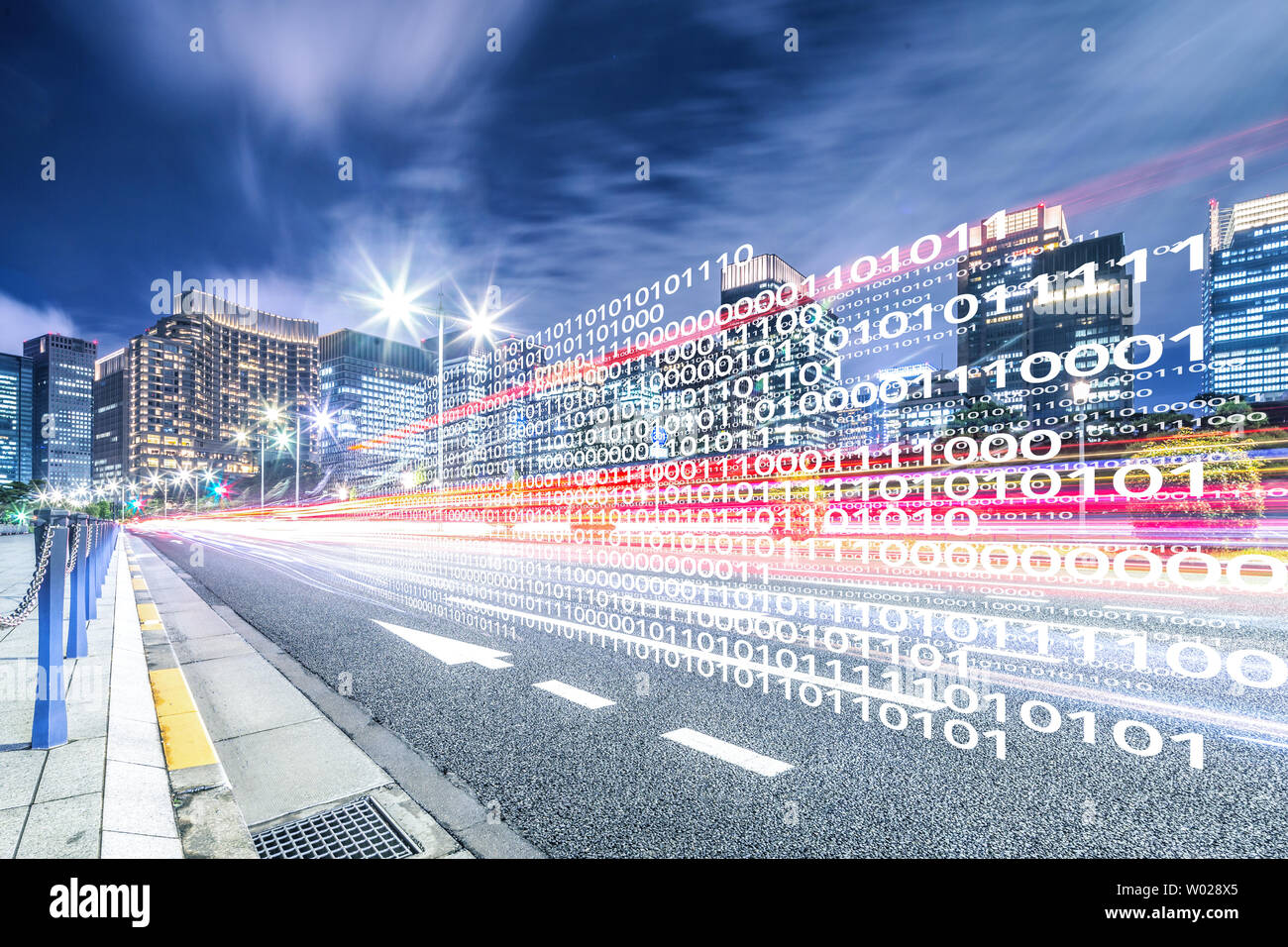 Smart traffic on road hi-res stock photography and images - Alamy