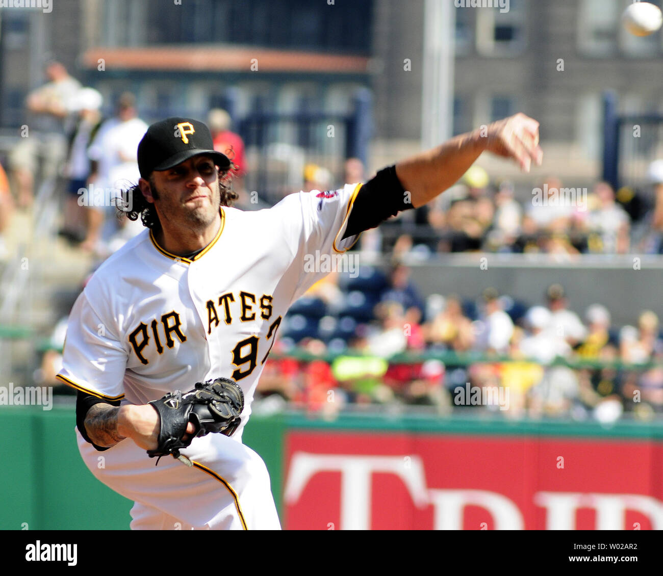 Pittsburgh Pirates pitcher Joe Beimel records the win 4-3 over the St ...