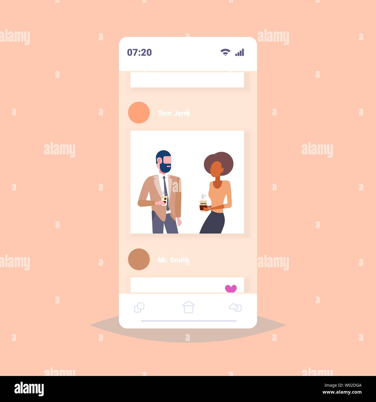 Mix race businesspeople office Stock Vector Images - Alamy