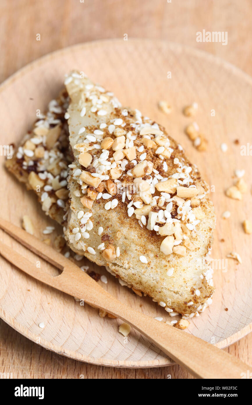 Chinese traditional snack Ciba hemp rice cake Stock Photo - Alamy