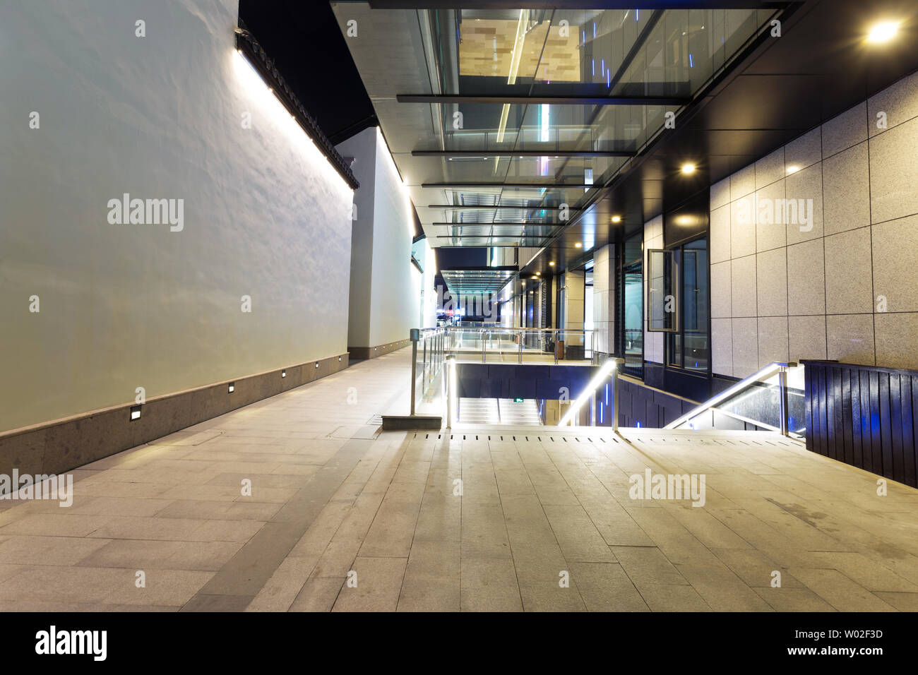 Modern archai zzed commercial photography Stock Photo - Alamy