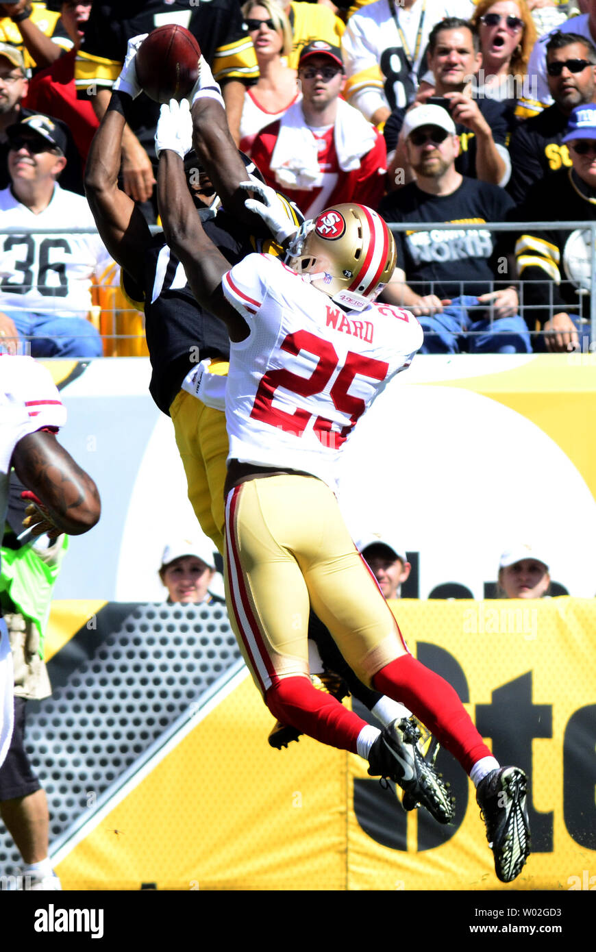 Pittsburgh Steelers wide receiver Markus Wheaton (11) misses the ...