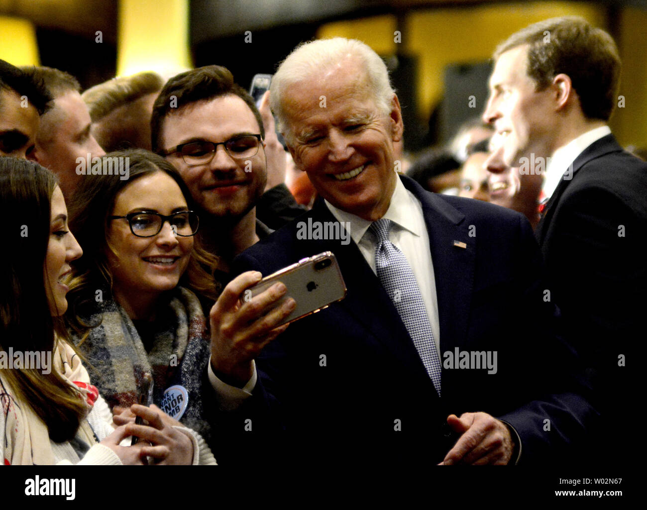 Democrat Candidate Conor Lamb, and Former Vice President Joe Biden ...