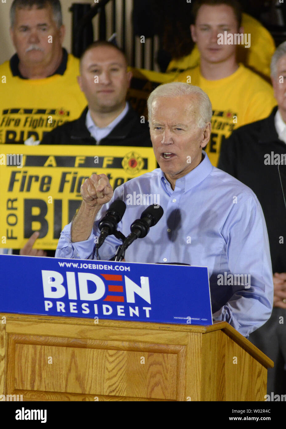 Former Vice President Joe Biden holds his first rally for the 2020 ...