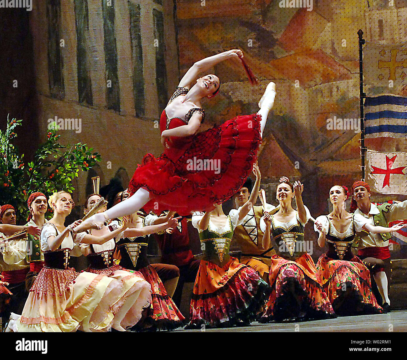 Maria Alexandrova, principal dancer of the Bolshoi Ballet, performs ...