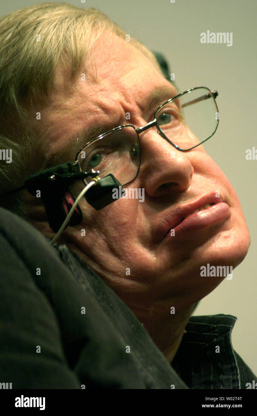 British Scientist Professor Stephen Hawking speaks to teenage ...