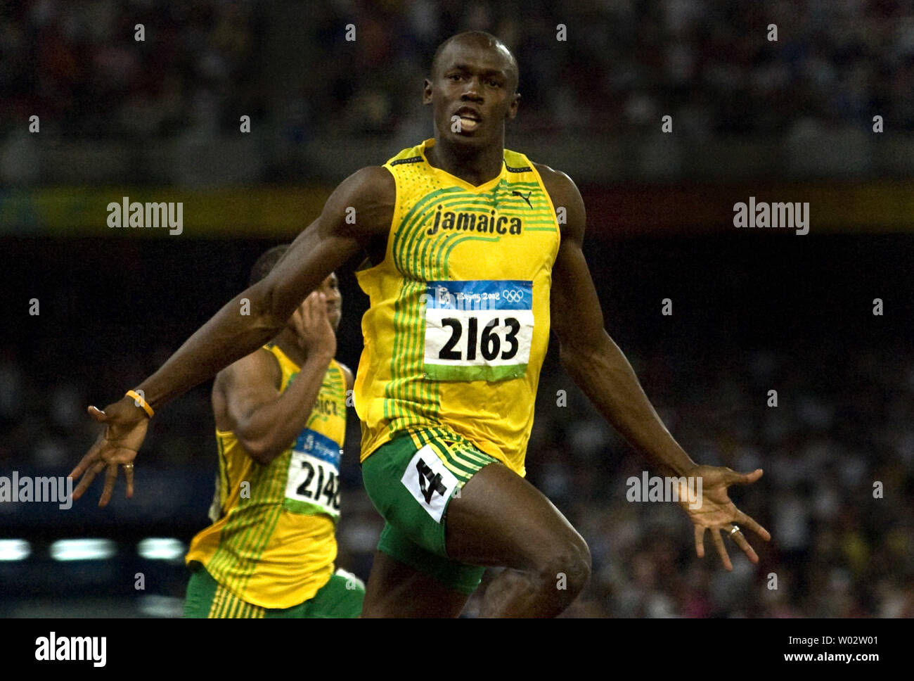 100m world record hi-res stock photography and images - Alamy