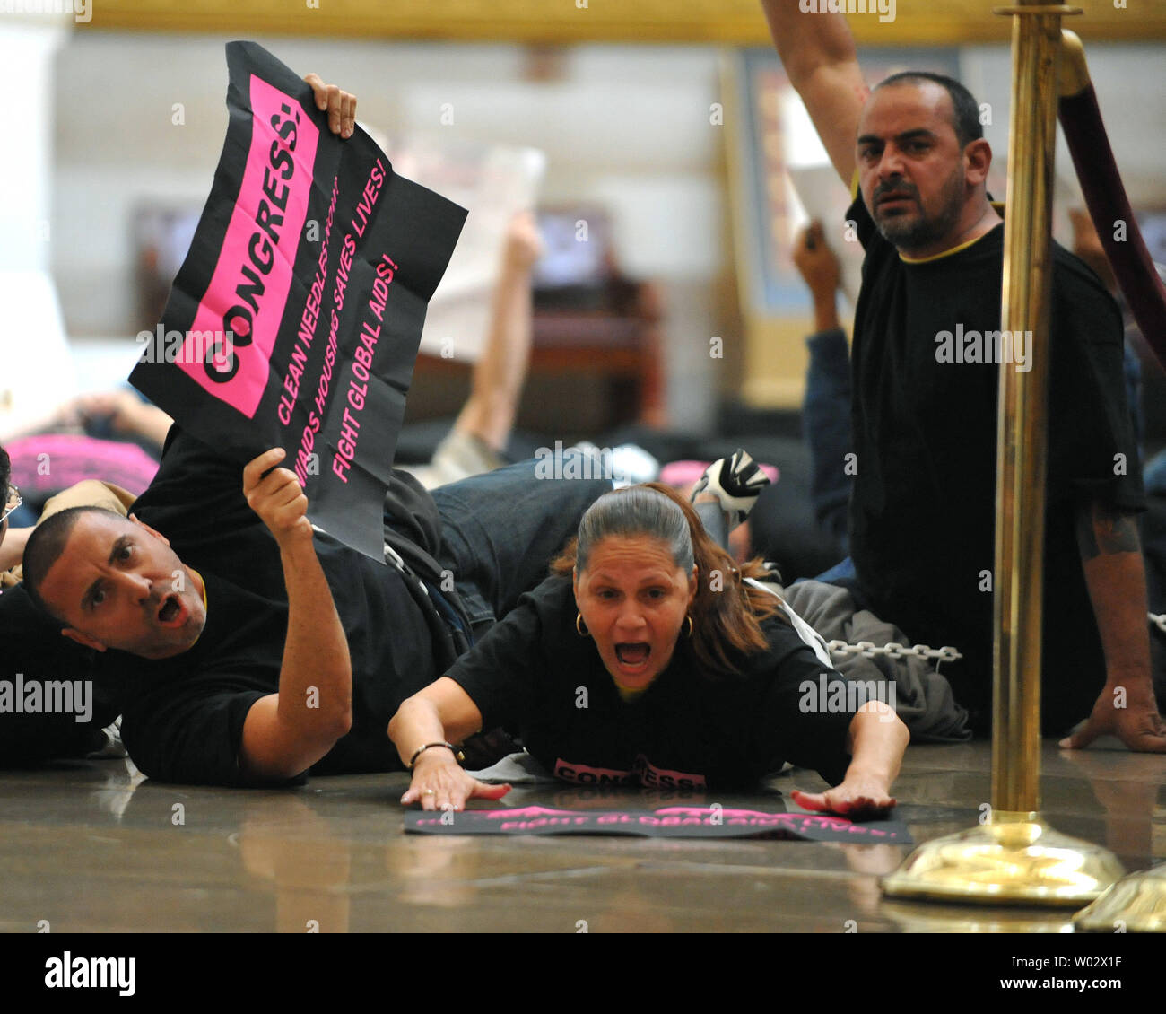 Demonstration against aids hi-res stock photography and images - Alamy