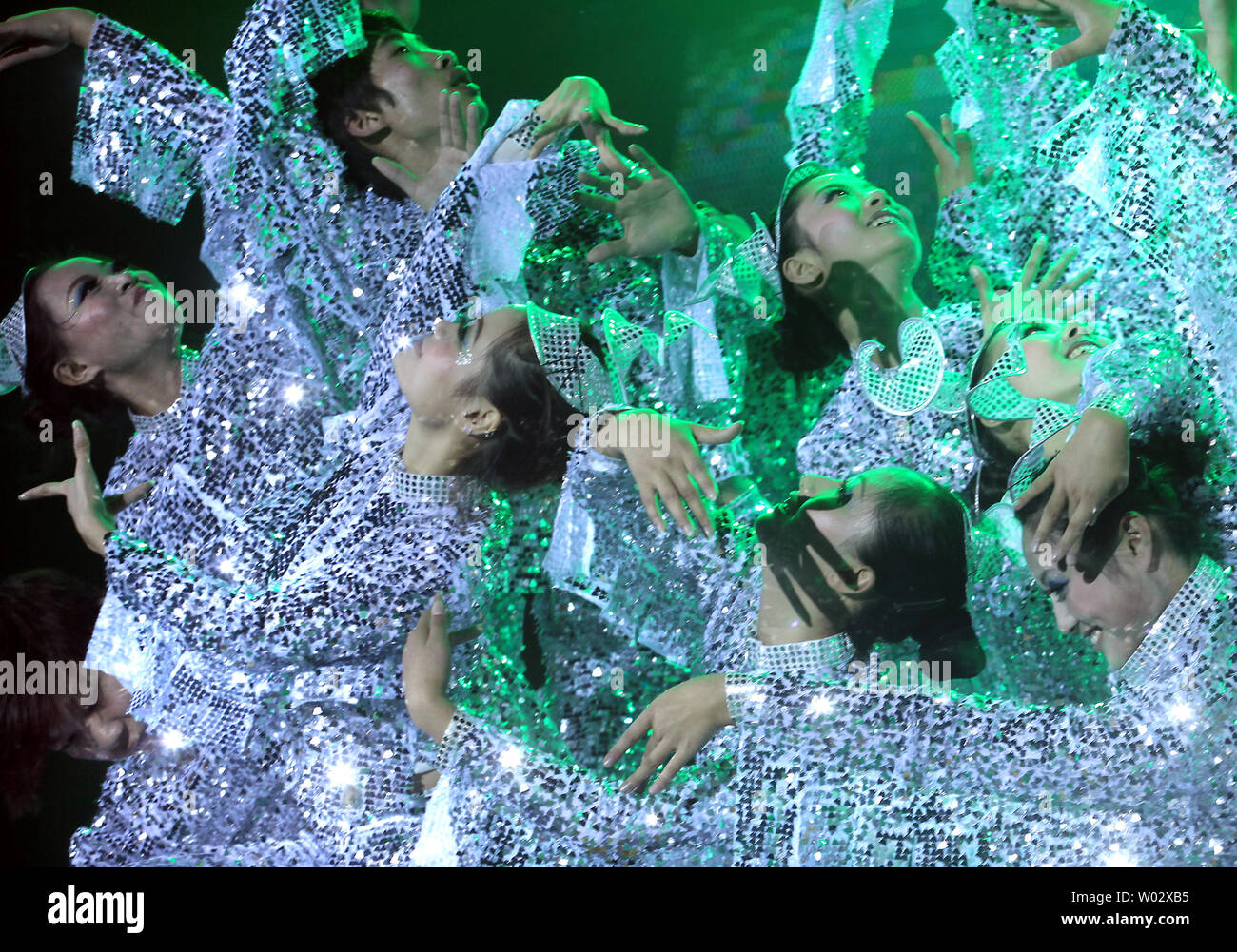 Chinese ballet dancers perform a cultural dance in honor of one of ...