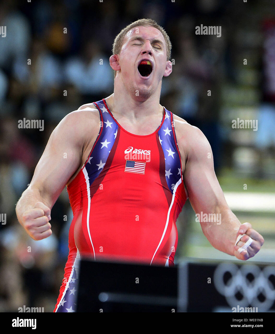 Jacob Stephen Varner of the United States of America celebrates his ...
