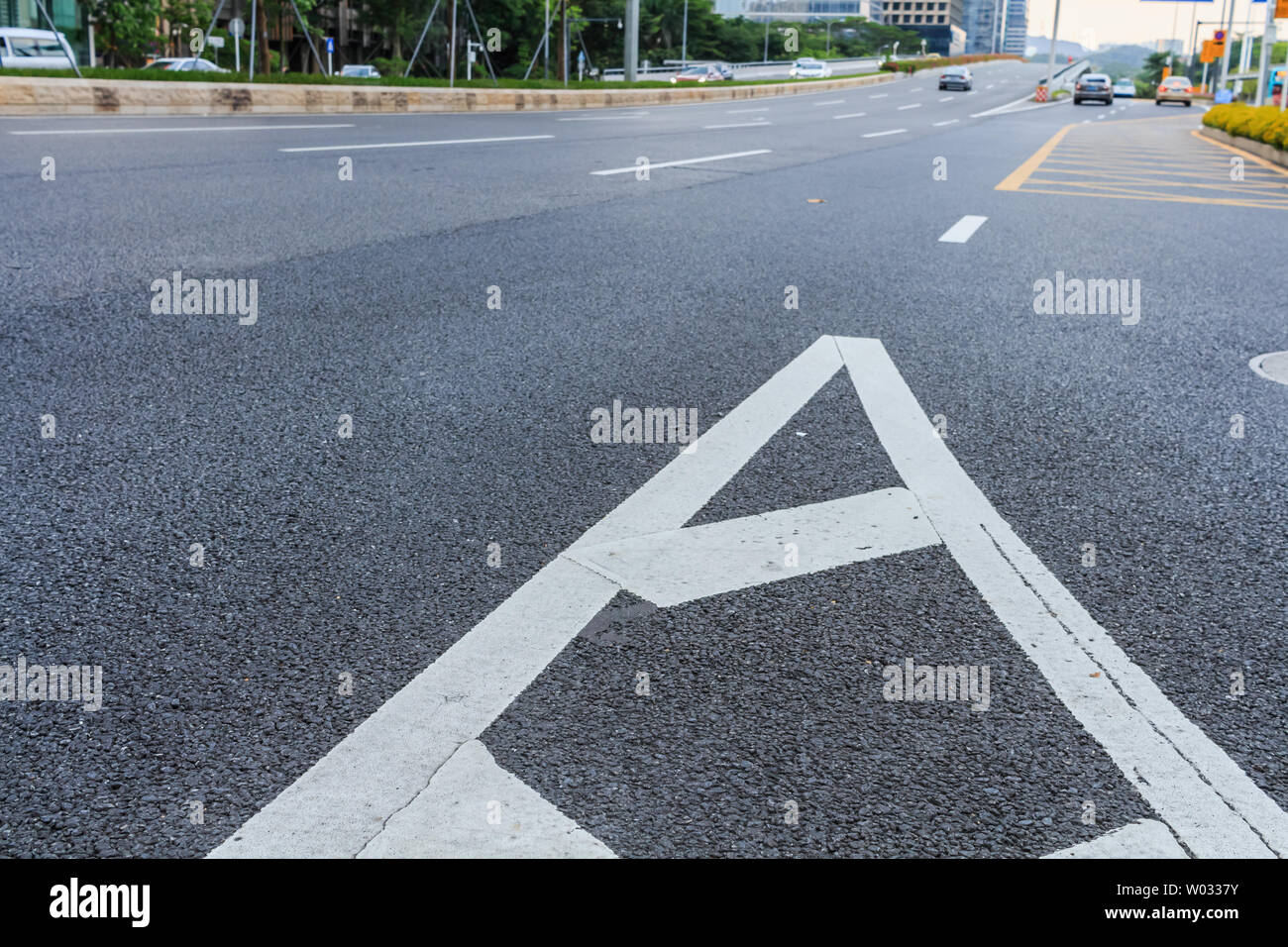 Low-angle shooting of city roads Stock Photo - Alamy