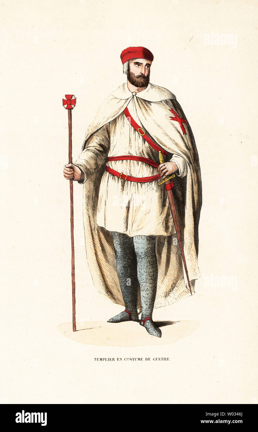 Knights templar battle hi-res stock photography and images - Alamy