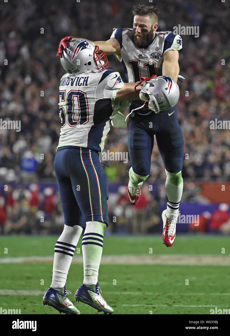 Malcolm butler julian edelman hi-res stock photography and images - Alamy