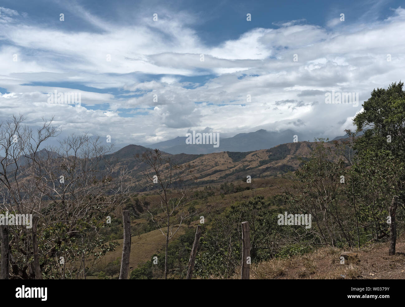 The landscape of the Talamanca mountain range Panama Stock Photo - Alamy