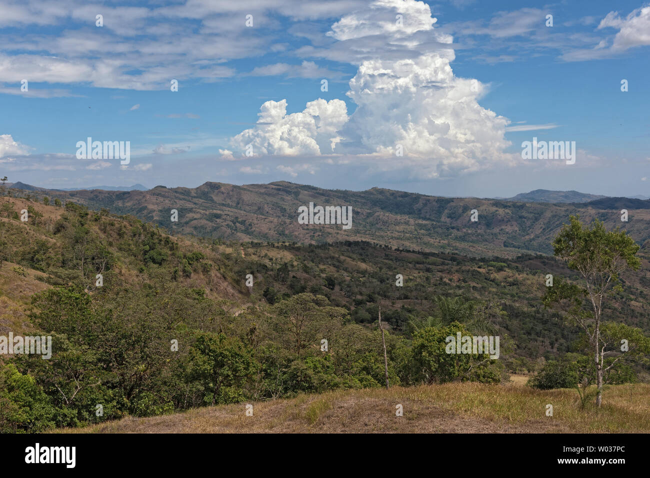 The landscape of the Talamanca mountain range Panama Stock Photo - Alamy