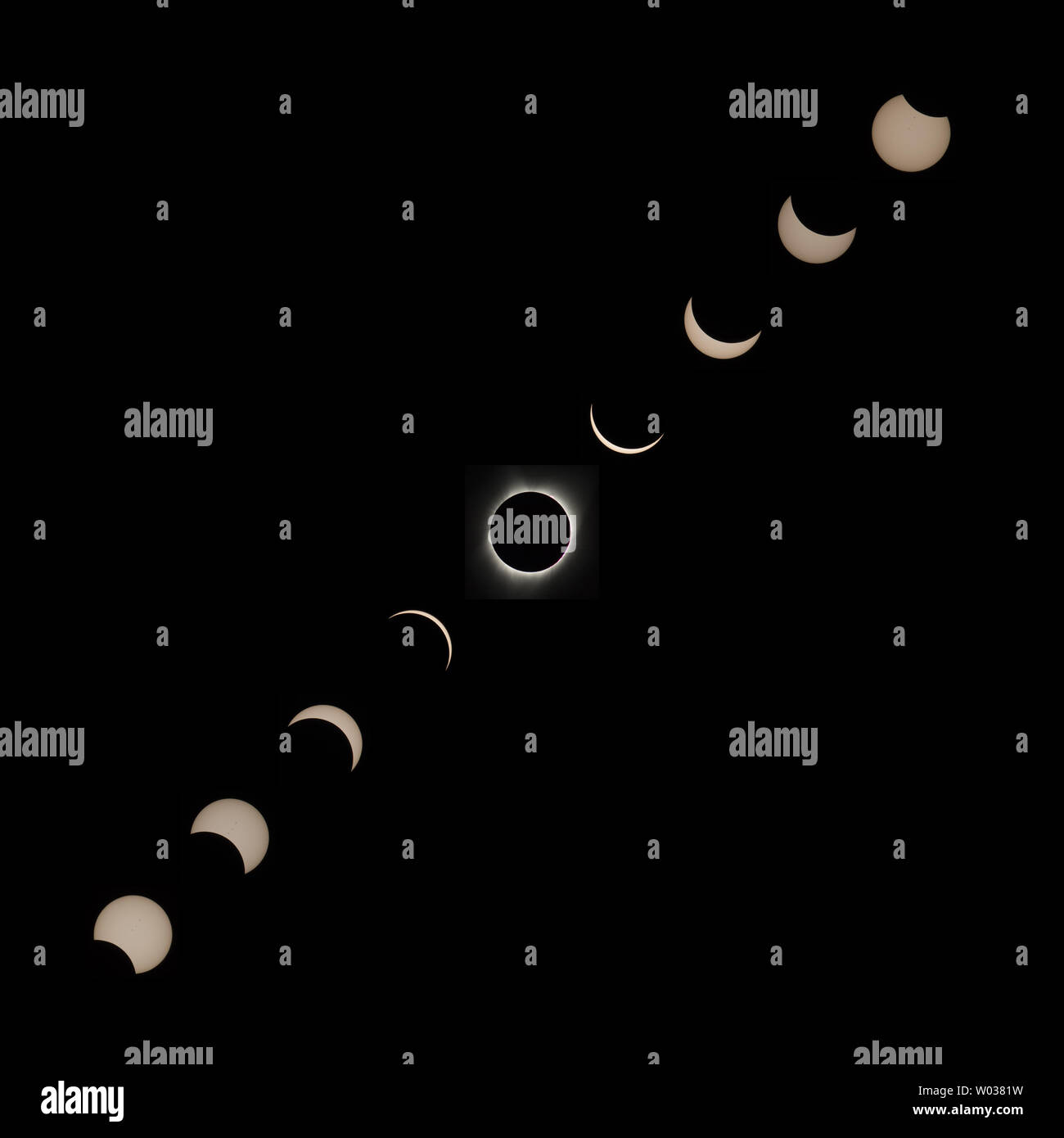 Total solar eclipse composite hi-res stock photography and images - Alamy