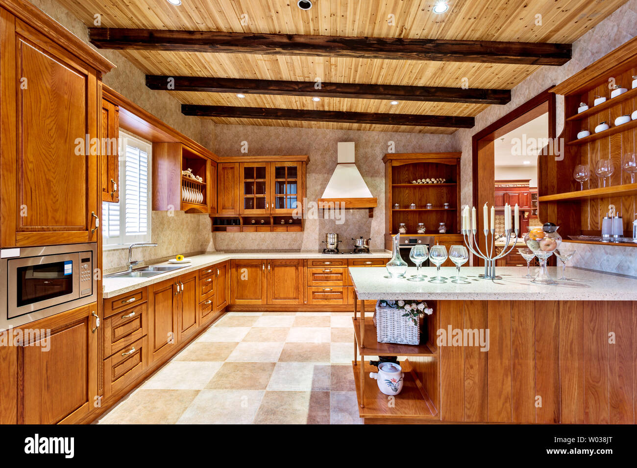 Apartment interior kitchen kitchens hi-res stock photography and images ...