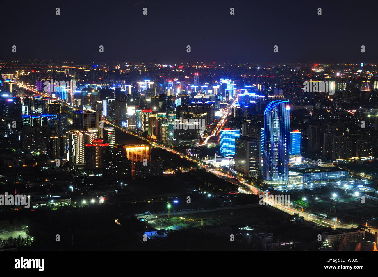 Xian city view hi-res stock photography and images - Alamy