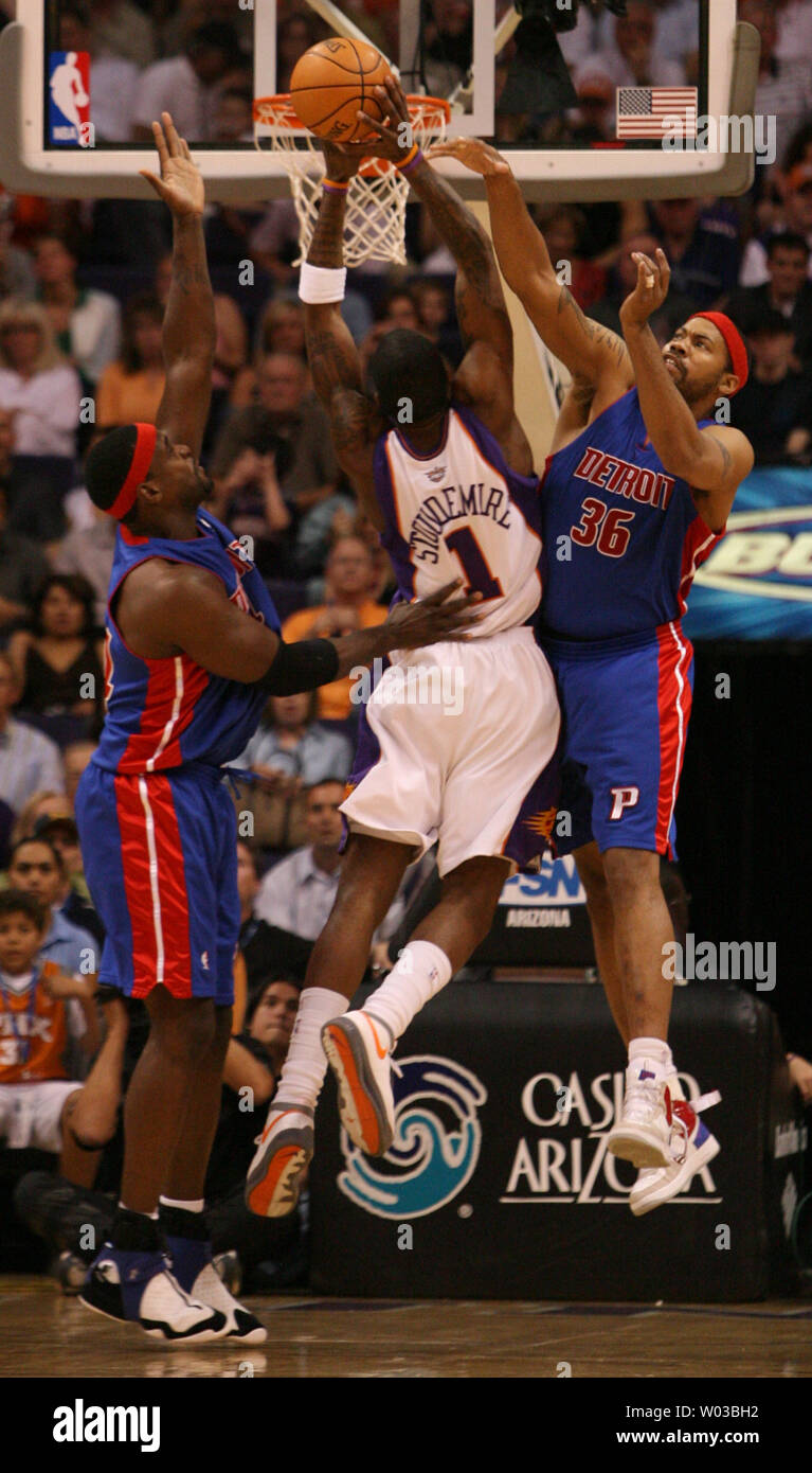 Detroit pistons center rasheed wallace hi-res stock photography and images - Alamy
