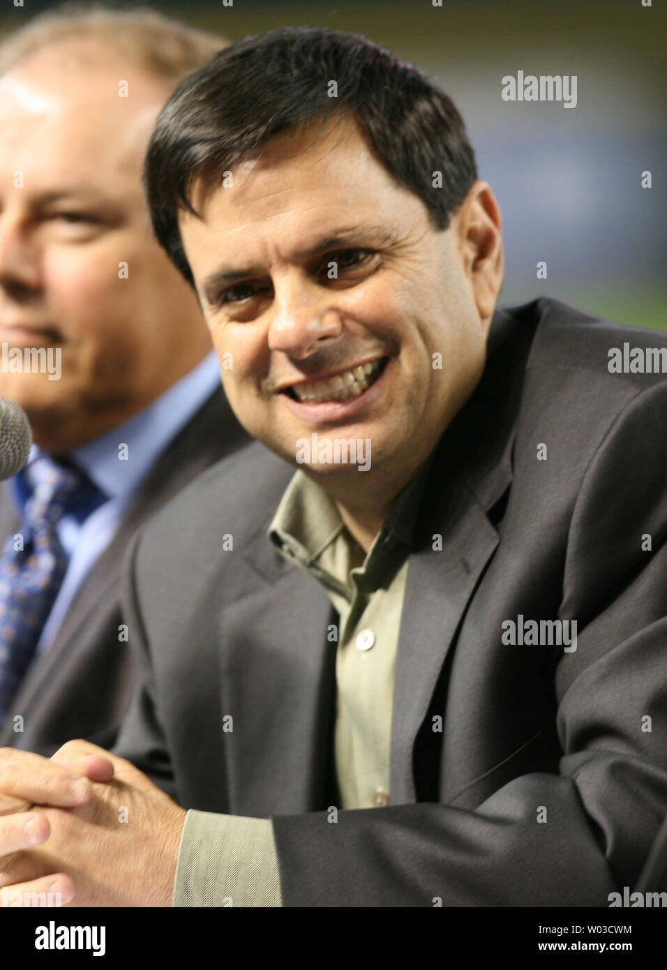 Phoenix Mayor Phil Gordon smiles as it is announced that the 2011 MLB ...