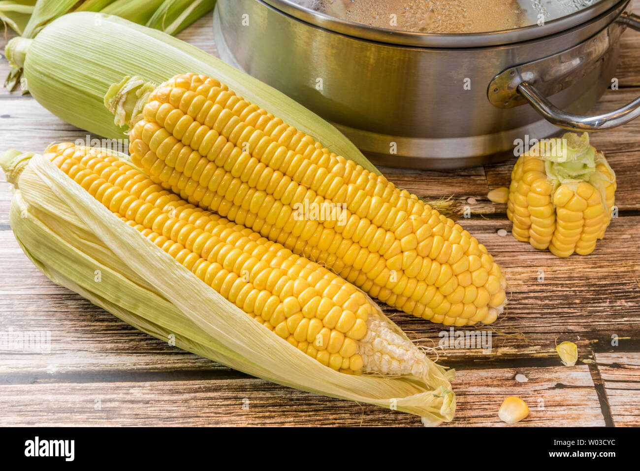 A close-up of corn still Stock Photo - Alamy