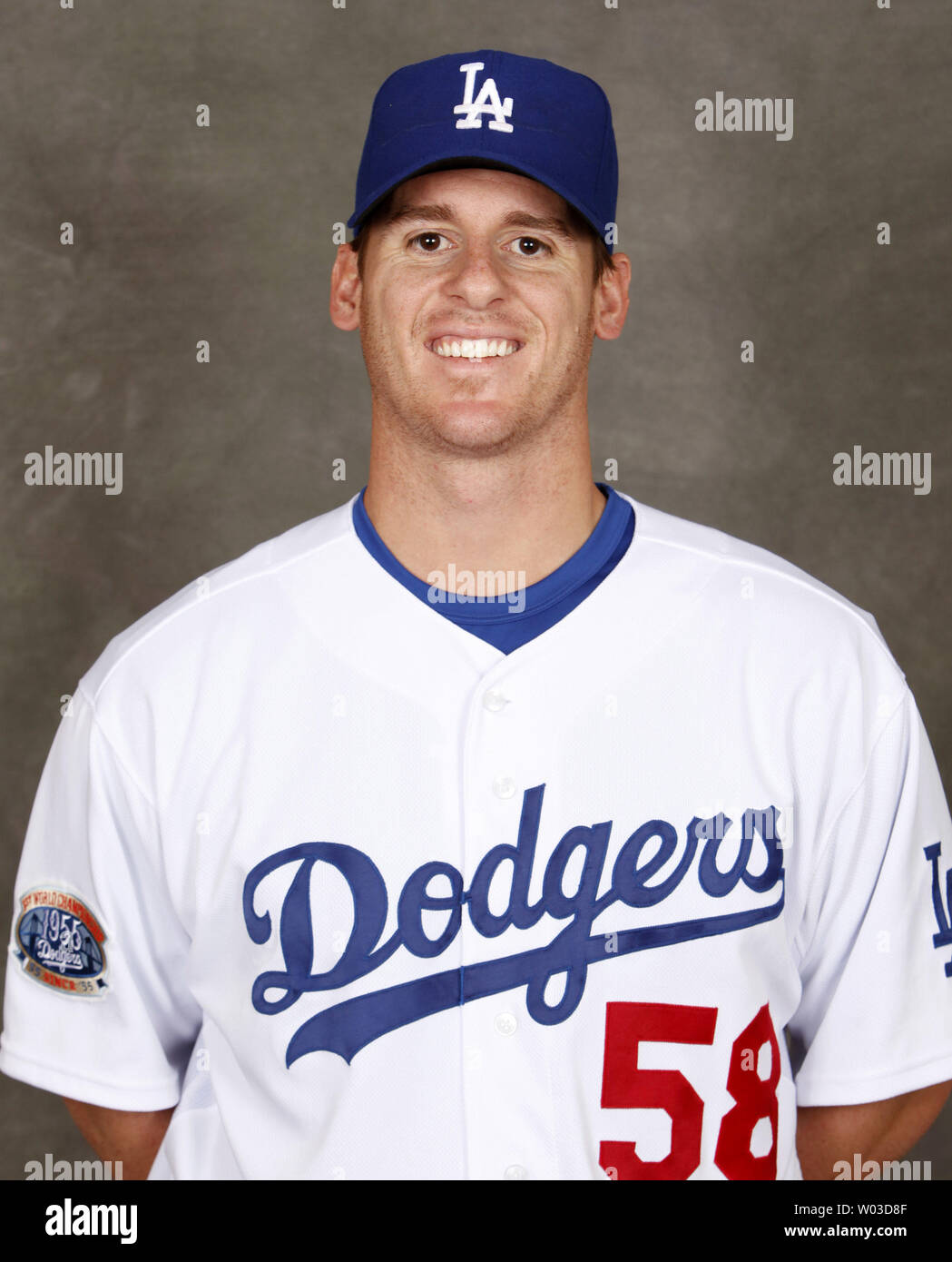 Los Angeles Dodgers right handed pitcher Chad Billingsley at photo day ...