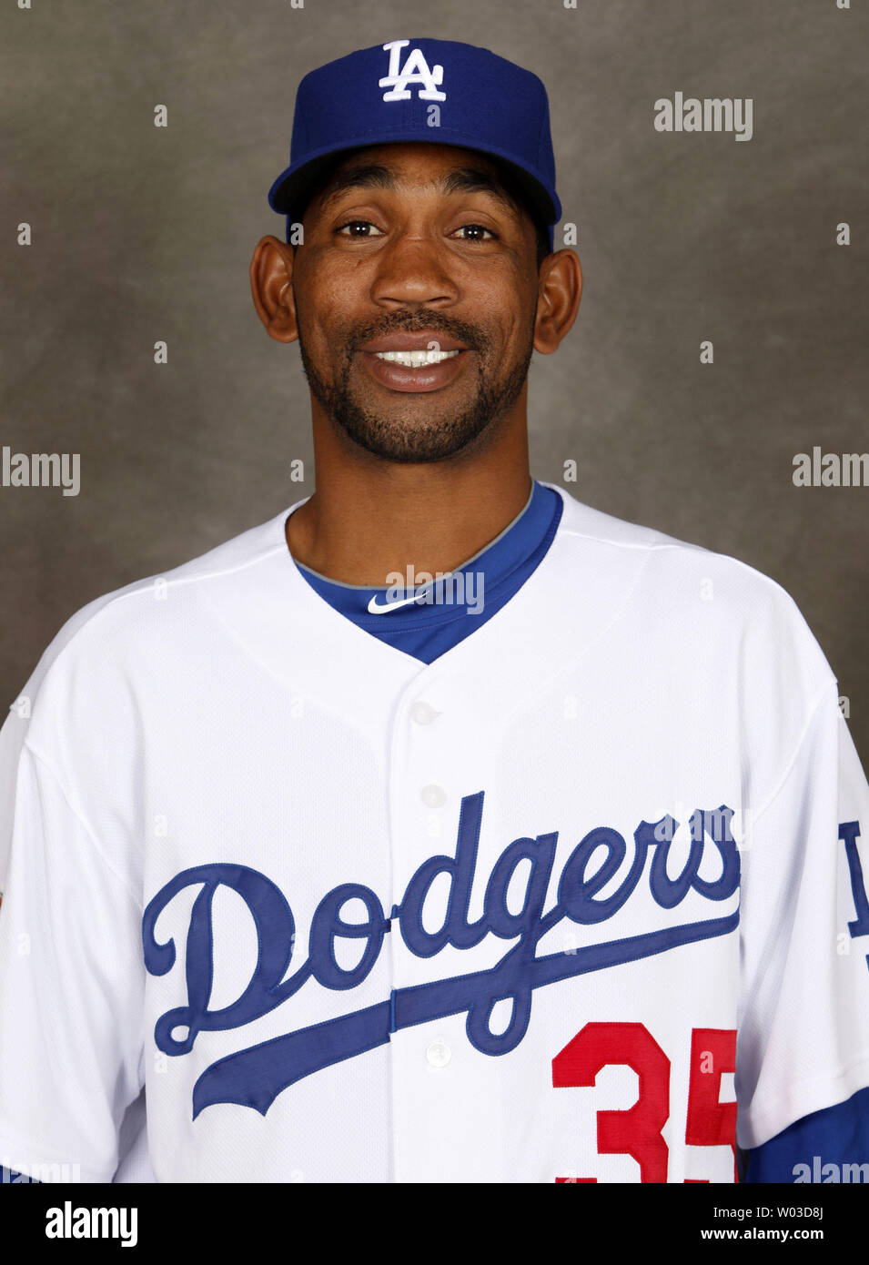 Los Angeles Dodgers right handed pitcher Ramon Ortiz at photo day in ...