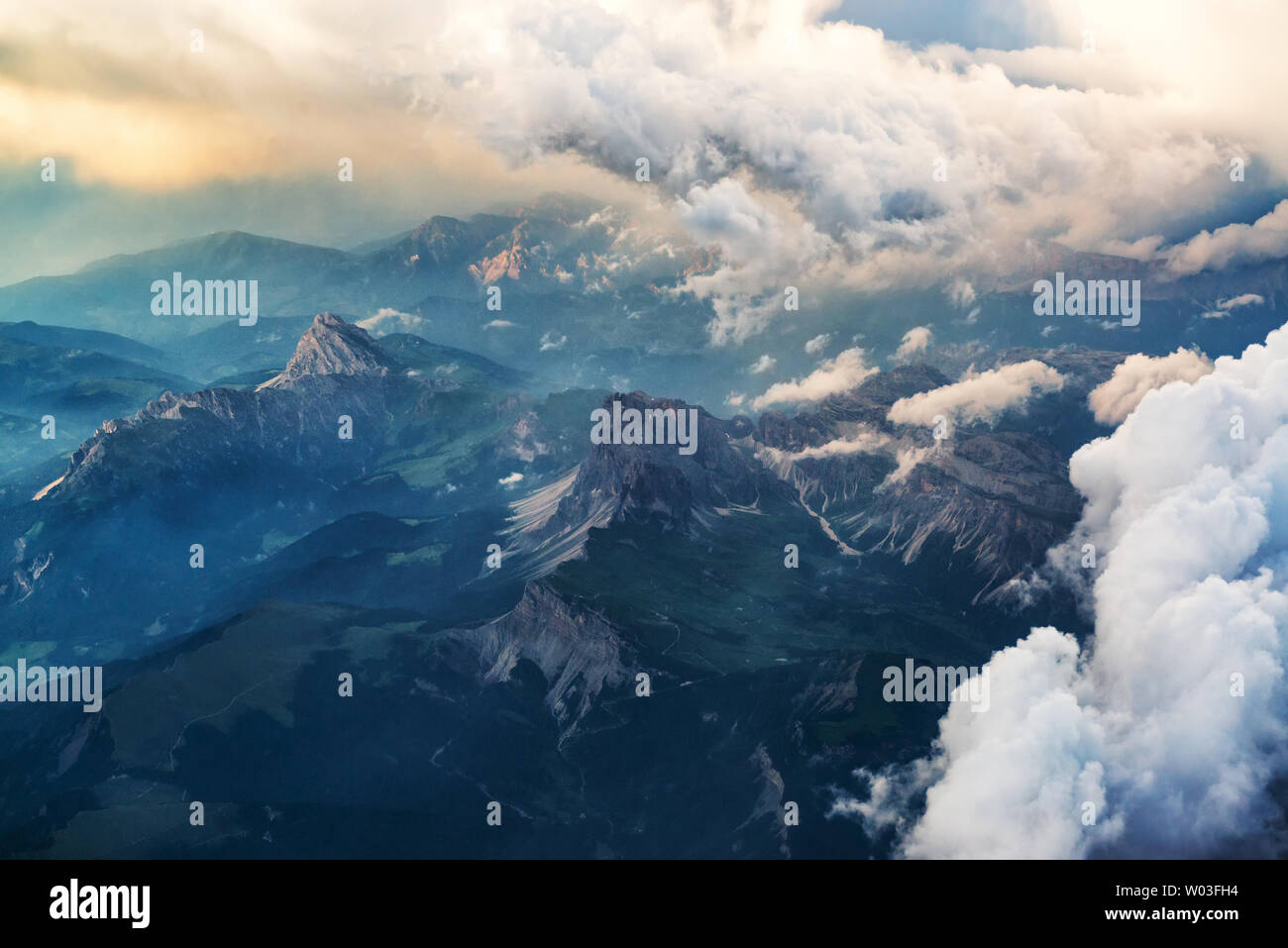 Fantastic aerial top view flight hi-res stock photography and images ...