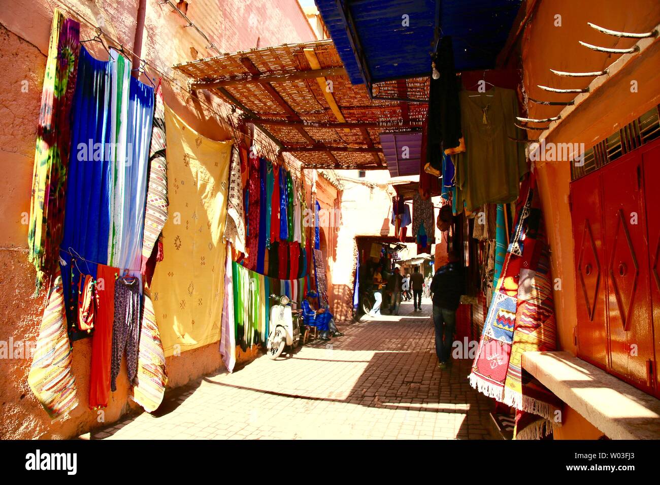 Moroccan street view Stock Photo - Alamy