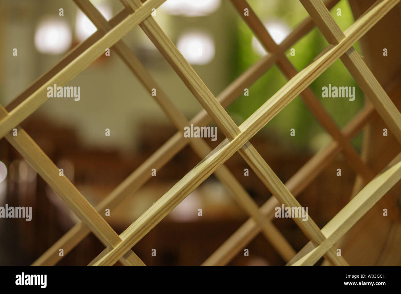 Chinese style bamboo window Stock Photo - Alamy