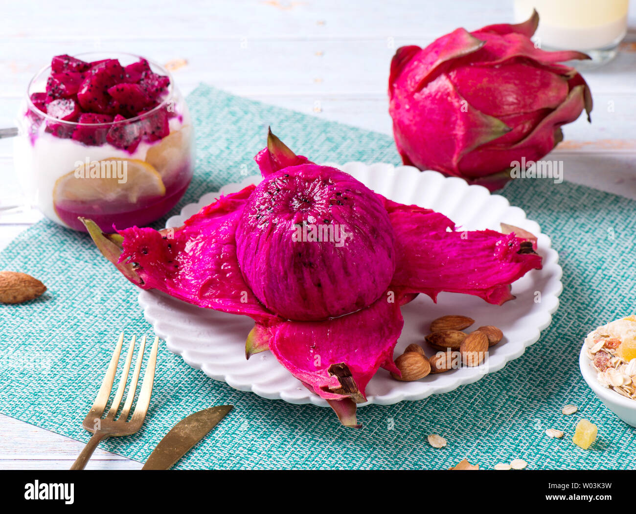 Fruit fresh fresh dragon fruit red heart dragon fruit delicious ...