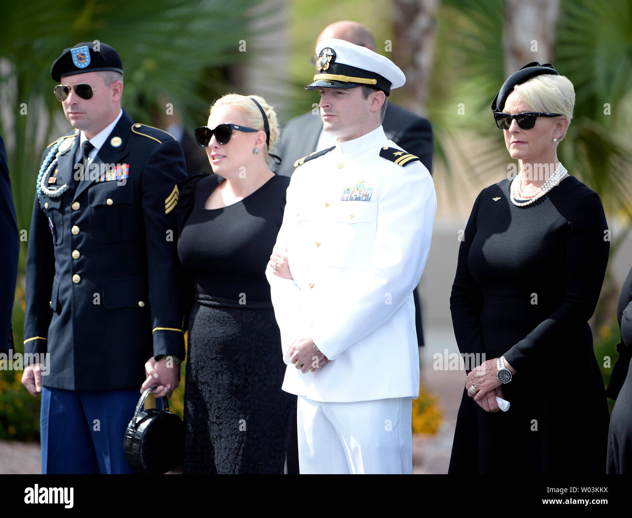 The family of Sen. John McCain, son Jimmy (L) daughter Megan, son Jack ...