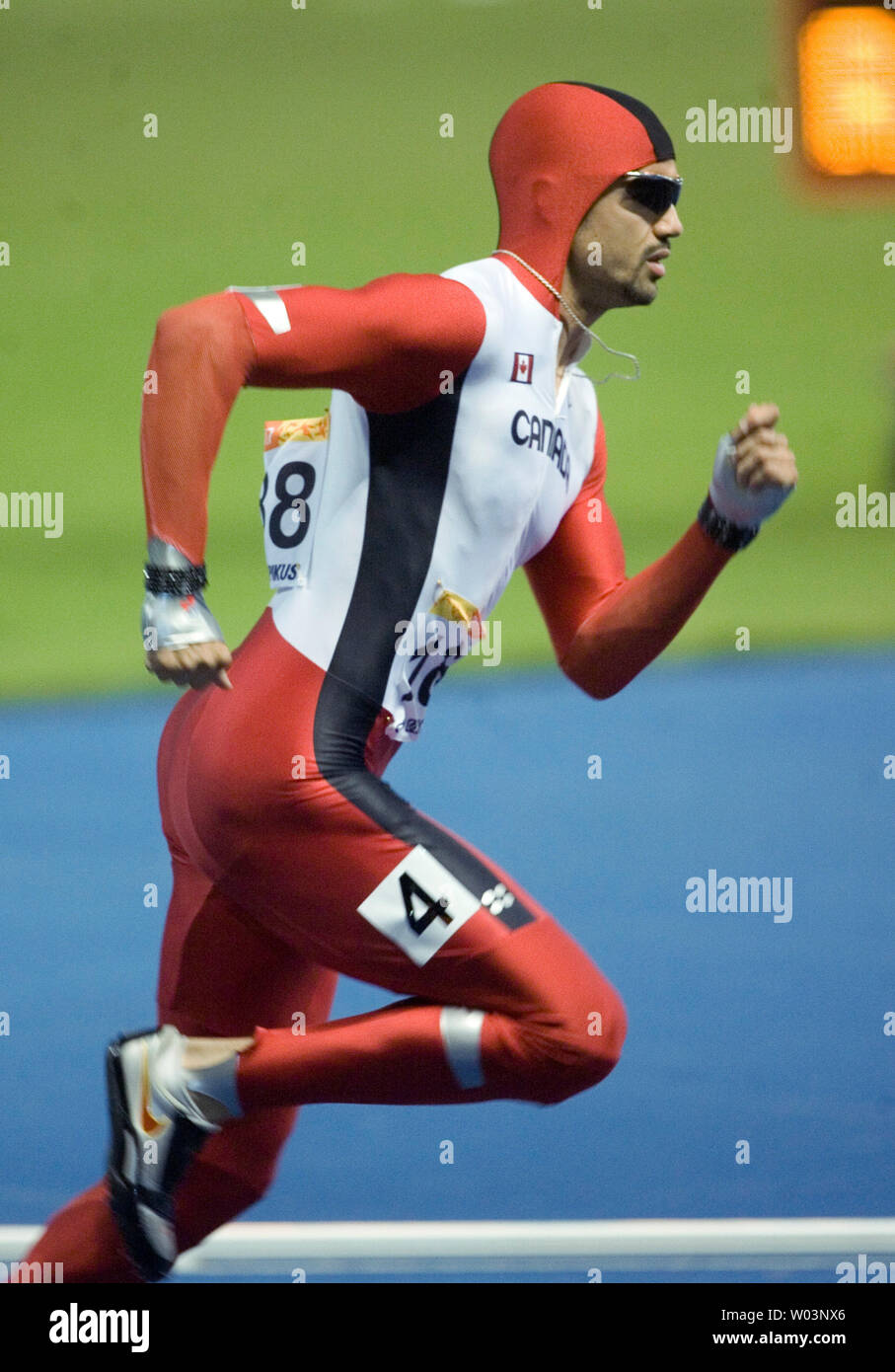 Canada's Tyler Christopher runs in men's 400m final during the 2007 Pan ...