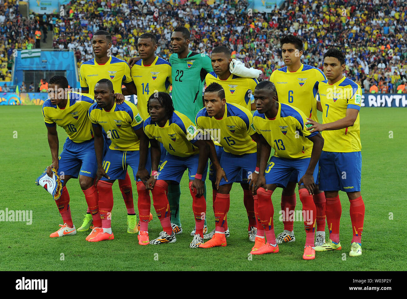 Ecuador team group ahead of the match hi-res stock photography and ...