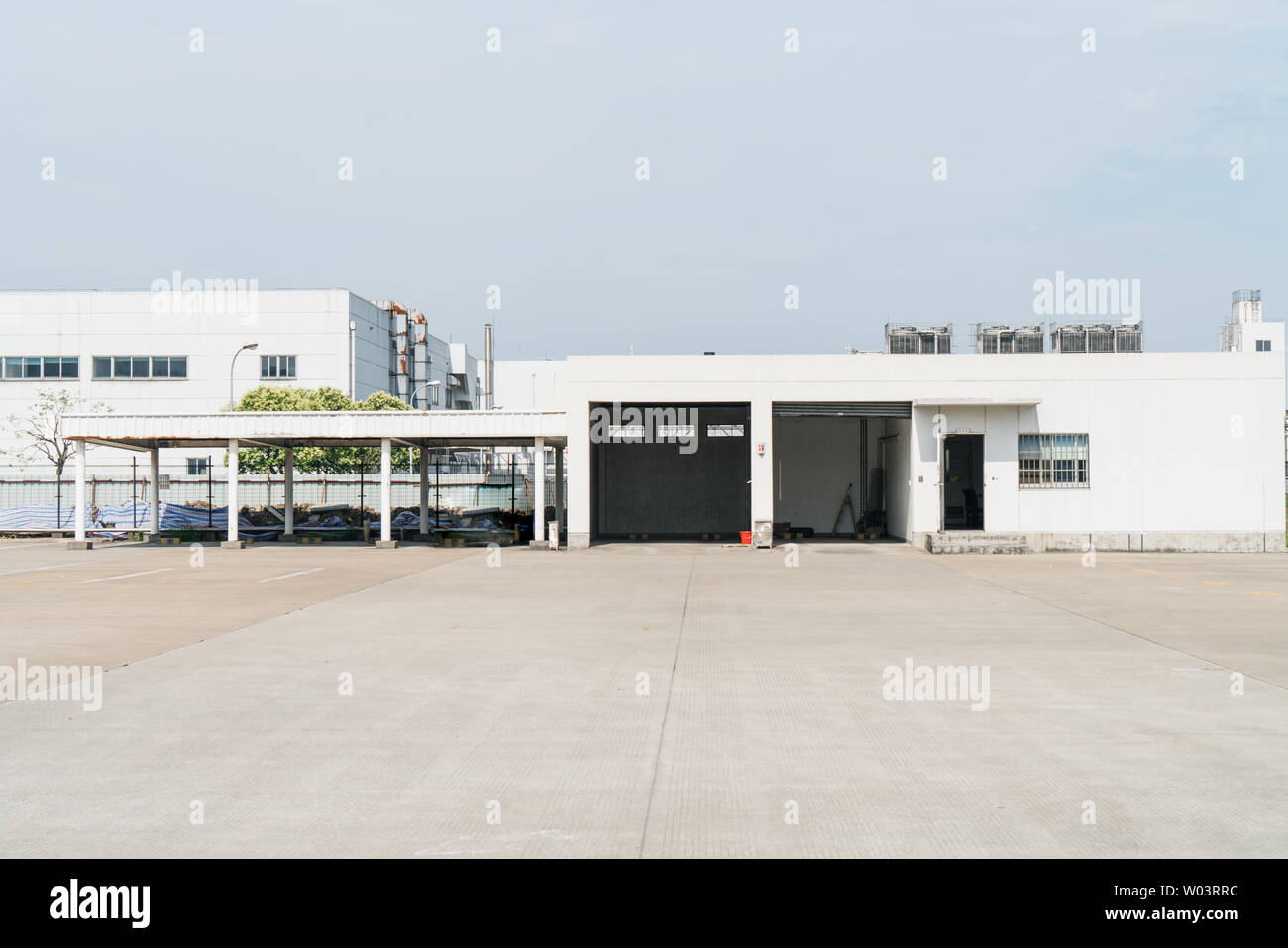 Factory background Stock Photo - Alamy