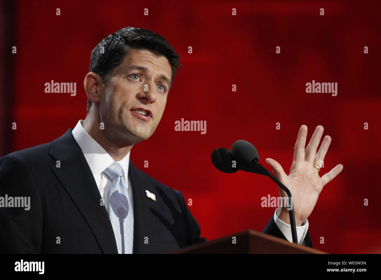 Wisconsin Congressman and Republican Vice-President candidate Paul Ryan ...
