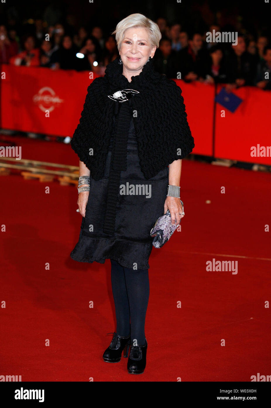 Anna Fendi, from the Fendi fashion house family, arrives on the red ...