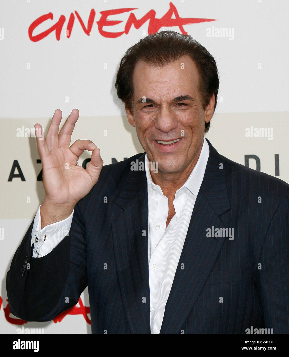 Actor Robert Davi arrives at the Rome Film Festival in Rome on October ...