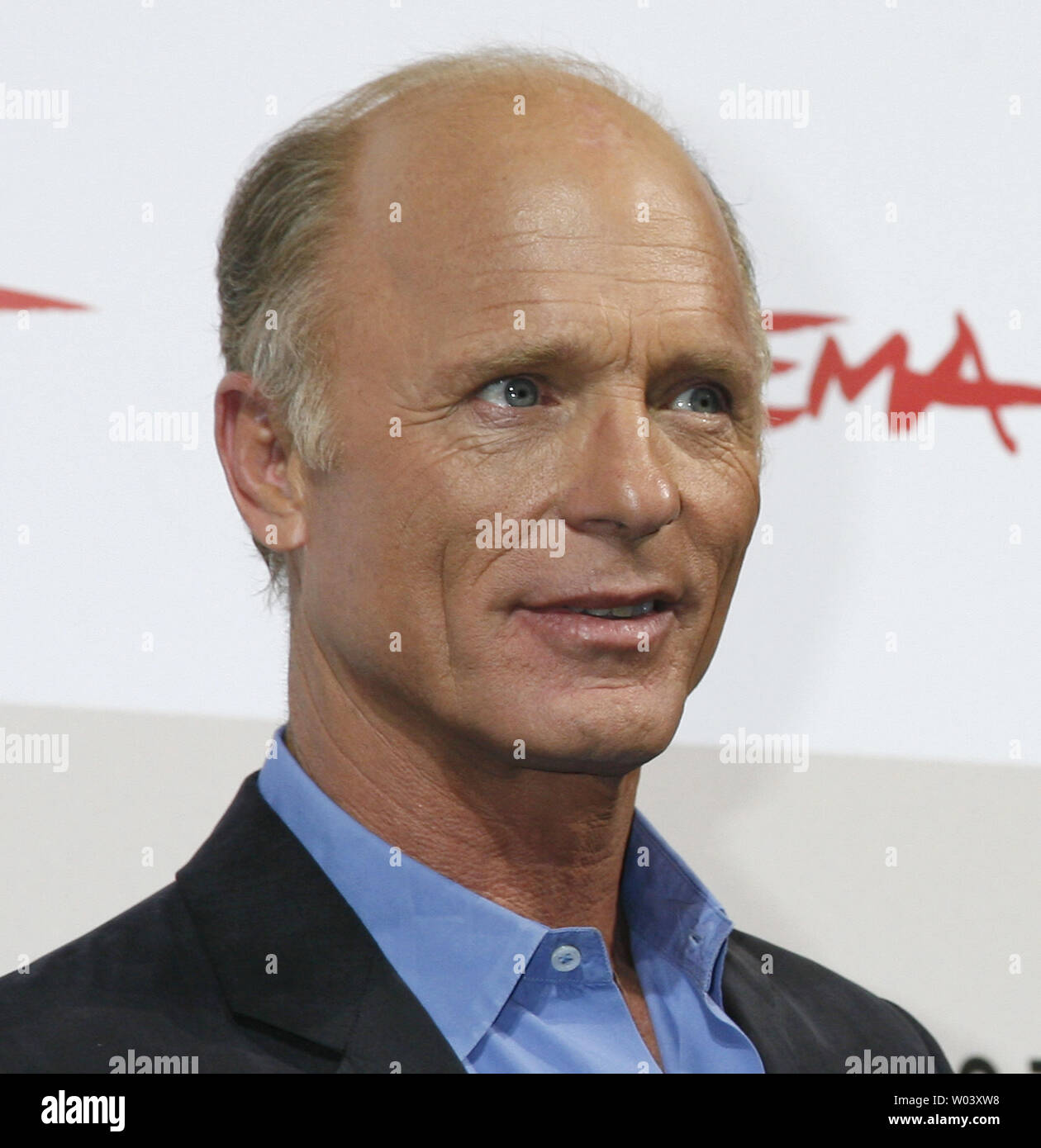Actor Ed Harris arrives at a photocall for the film "Appaloosa" during ...
