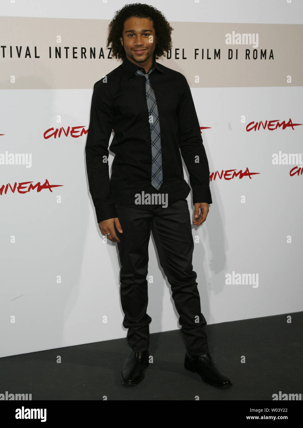 Actor Corbin Bleu arrives at a photocall for the film "High School ...