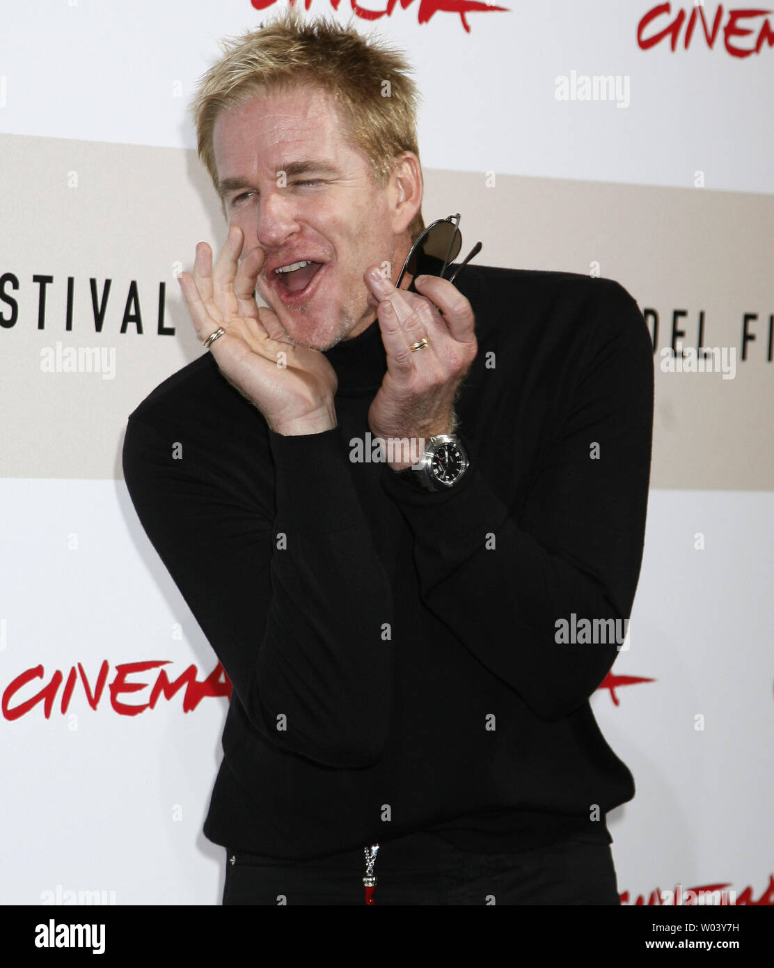 Actor Matthew Modine gestures during a photocall for the film "The ...