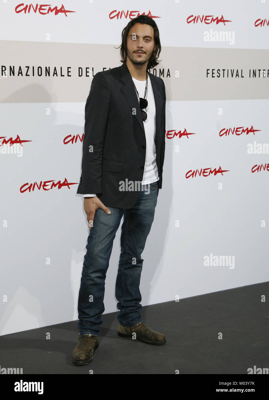 Actor Jack Huston arrives at a photocall for the film "The Garden of ...