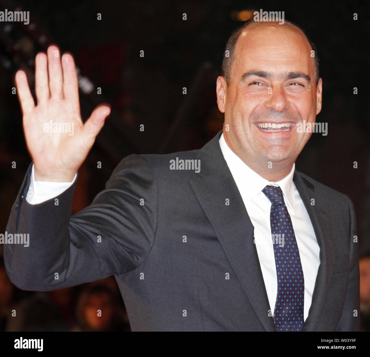 Luca Zingaretti arrives on the red carpet before a screening of the ...