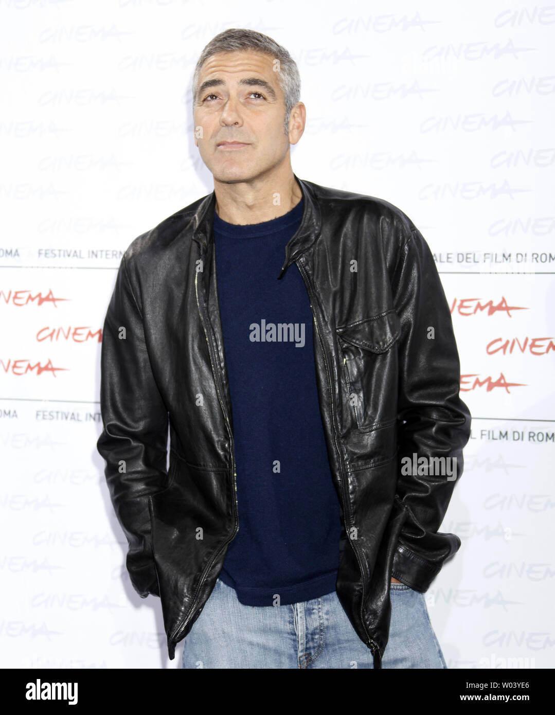 George Clooney arrives at a photocall for the film "Up in the Air ...