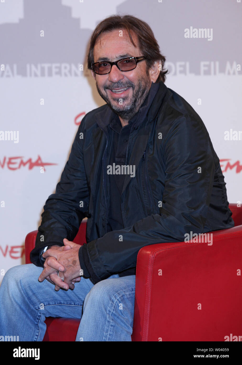 Sam Garbarski arrives at a photocall for the film "Quartier Lointain ...